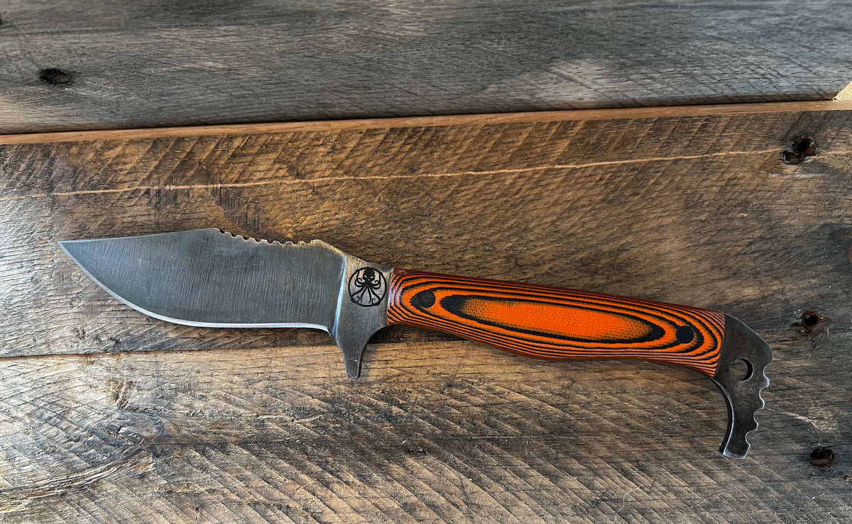 Pathfinder-Black and Orange G10 – Drifter Blades
