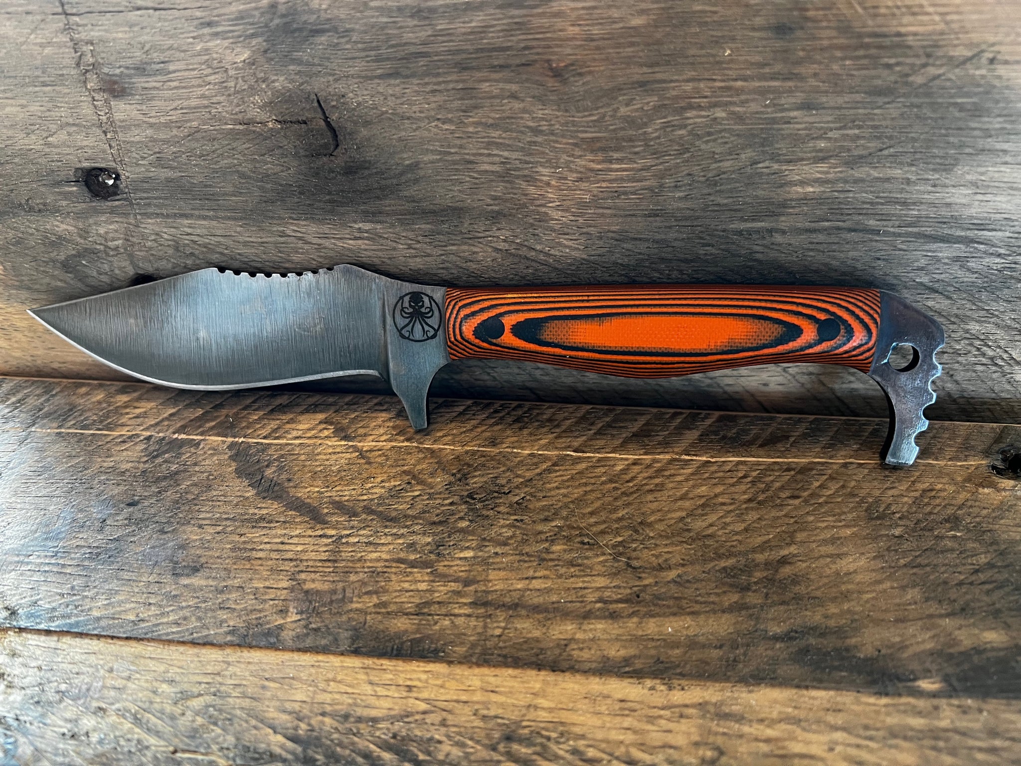 Pathfinder-Black and Orange G10 – Drifter Blades